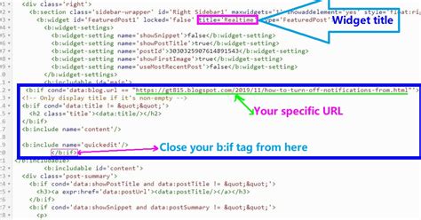 How To A Show Gadget Widget Only In A Specific In Blogger Vast Site
