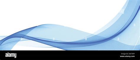 Modern Flowing Blue Wave Banner Design Stock Vector Image And Art Alamy