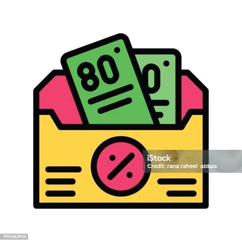 편집 가능한 스트로크가 있는 봉투 및 할인 태그 벡터의 티켓 금요일에 대한 스톡 벡터 아트 및 기타 이미지 금요일 디자인