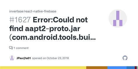 Errorcould Not Find Aapt2 Protojar Comandroidtoolsbuildaapt2
