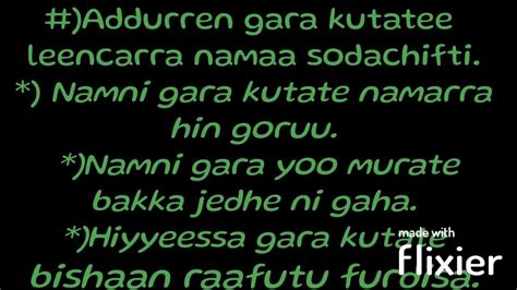 Mammaaksa Afaan Oromo Hiikaa Waliin Youtube