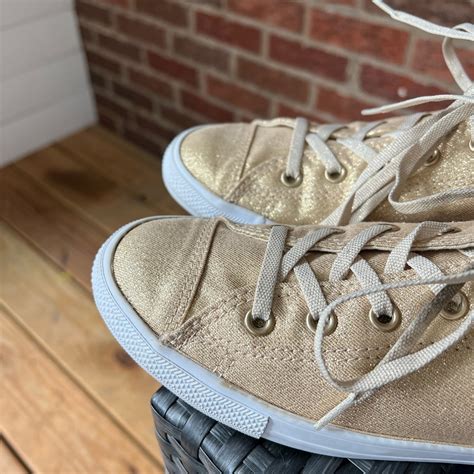 Converse Sparkle Gold Sneakers Gem