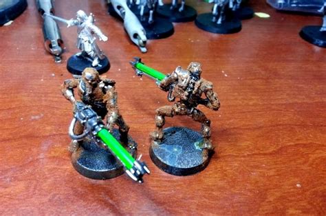 Coolminiornot Rusty Chrome Necrons By Battlegrounds Wargaming