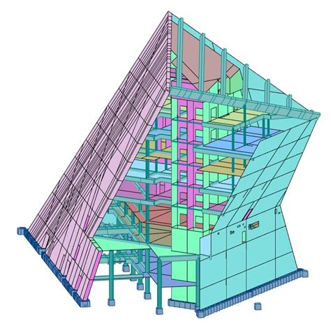 FEM Model With A View On The Connecting Beam Download Scientific Diagram