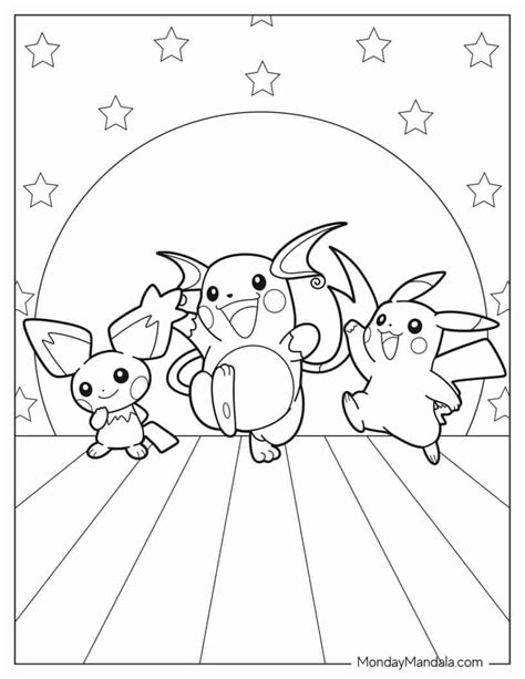 38 Pikachu Coloring Pages Free PDF Printables Fargelegging