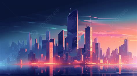 도시 도시 장면 배경 그림 도시 시티 배경 이미지 배경 일러스트 및 사진 무료 다운로드 Pngtree