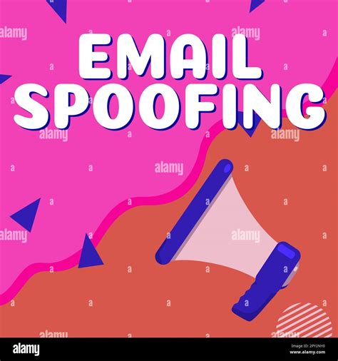 Conceptual Caption Email Spoofing Business Showcase Secure The Access And Content Of An Email