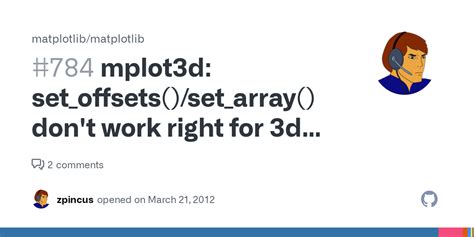 Mplot3d Setoffsetssetarray Dont Work Right For 3d Collections