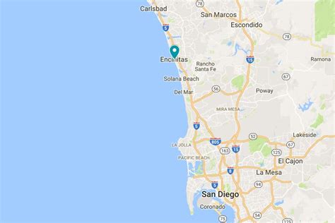 Encinitas California Map