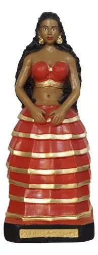 Pomba Gira Sete Saias Imagem Escultura Gesso Umbanda Cm Parcelamento Sem Juros