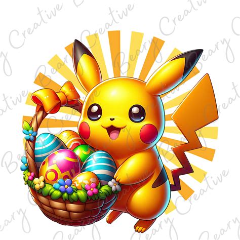Pokemon Inspired Easter Beary Creative Prints