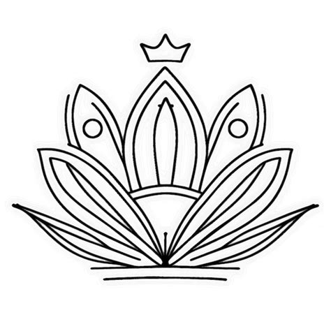 Premium Ai Image Crown Design Illustration