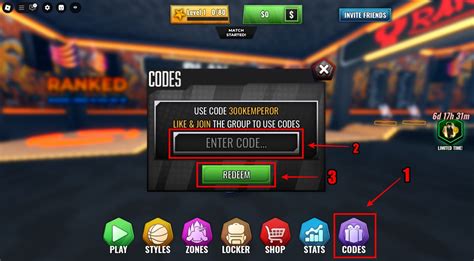 แจกโค้ดแมพบาส Basketball Zero ต ค 2025 สปิน ฟรีสไตล์ โซน