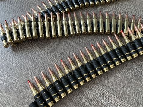 Короб NATO пулеметный с лентой на 50 патронов 7.62х51 NATO / 308 Win ...