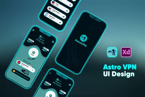 Ui Design For Astro Vpn On Behance