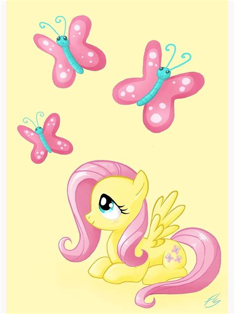 Fluttershy Cutie Mark Art Print By Finalflyfar7 Redbubble