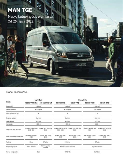 Man Tge Technical Data Pdf