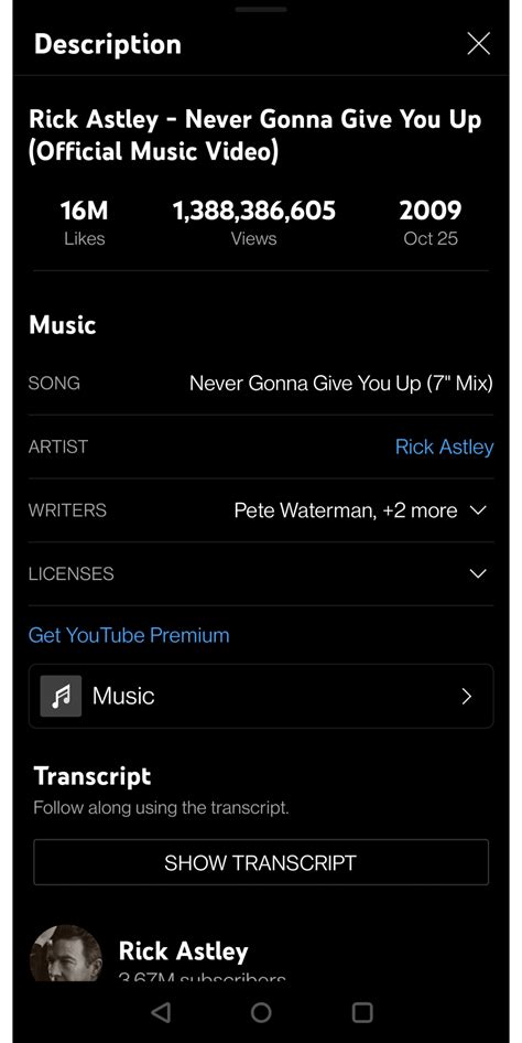 Video Description Missing Rrevancedapp