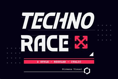 Techno Race Font Dafont Free