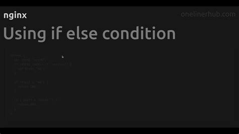 Using If Else Condition Youtube