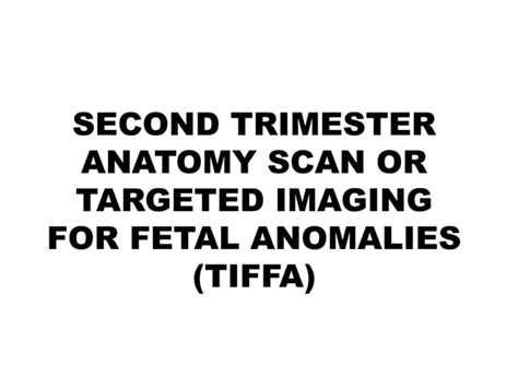 Anomaly Scan Checklists And Abnormalities Pptx