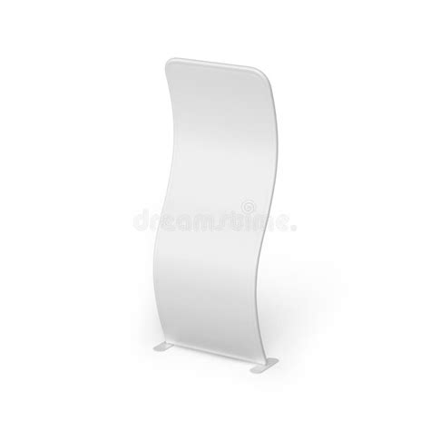 Freestanding Curved Display Stand With Smooth Wavy Design Stock Image Image Of Exhibition