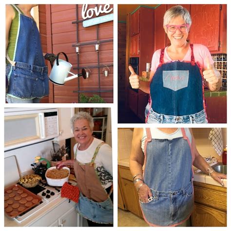 Upcycled Jeans Apron Etsy