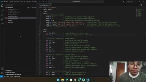 Visual Studio Code Assembler Arquitectura De Computadores Youtube