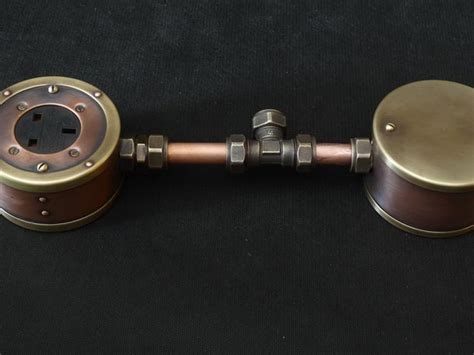 British Standard Vintage Copper Switches And Sockets