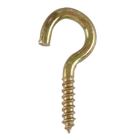 Parafuso Gancho Ferro Bicromatizado 1 9x21mm 100 peças Leroy Merlin