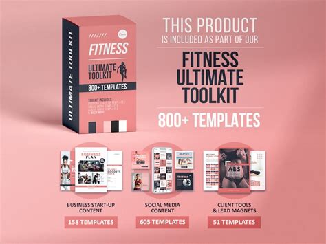 Personal Trainer Client Intake Forms And Fitness Trackers Etsy