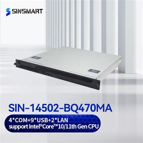 1u Small Rackmount Industrial Desktop Chassis Pc Computers Servers In