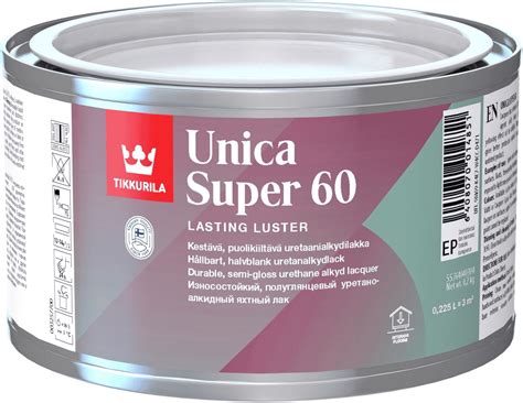 Tikkurila lakka Unica Super 60 0,225 l EP sävytettävissä puolikiiltävä ...
