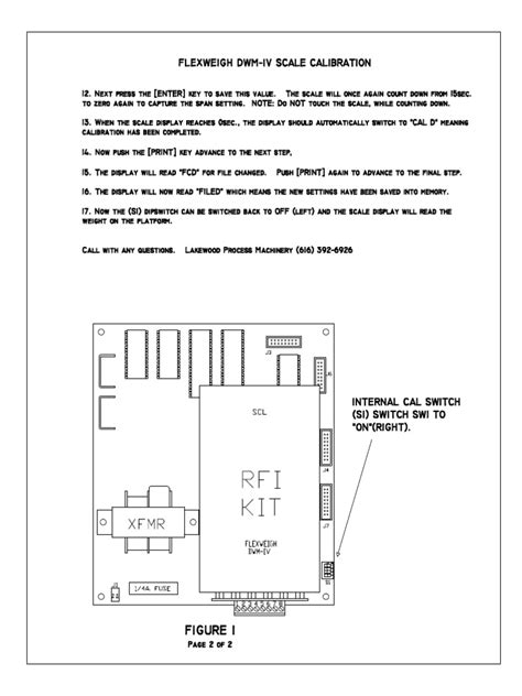 Flexweigh Dwm Iv Calibration P2 Deo Model Pdf