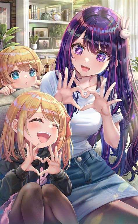 Ai Hoshino Featuring Ruby And Aqua Rgoodanimemes