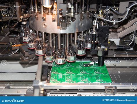 Manufacturing Integrated Circuits Stock Image Image Of Component