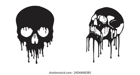 How To Draw Bleeding Skull