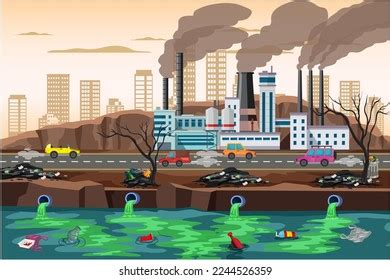 Industrial Waste Soil Pollution Photos And Images Pictures Shutterstock