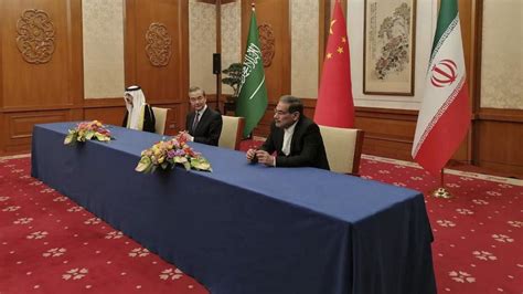 Iran Saudi Arabia To Restore Ties In China Brokered Deal The Hindu