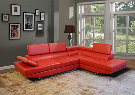 Red Sectional Leather Couch Choose From Red Funky Selections
