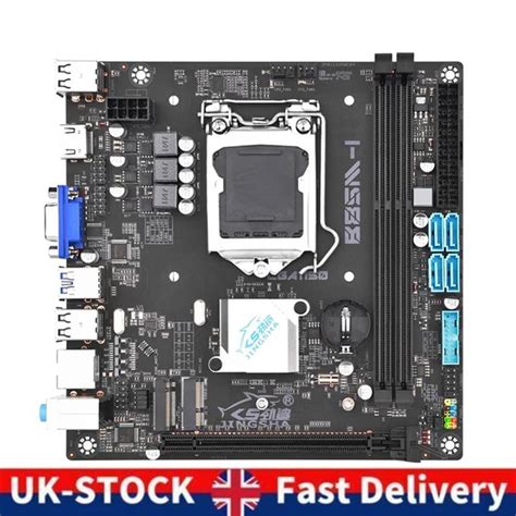 Useful B85m I Itx Computer Motherboard Support 4th Gen Core I7 I5 I3 £28 31 Picclick Uk