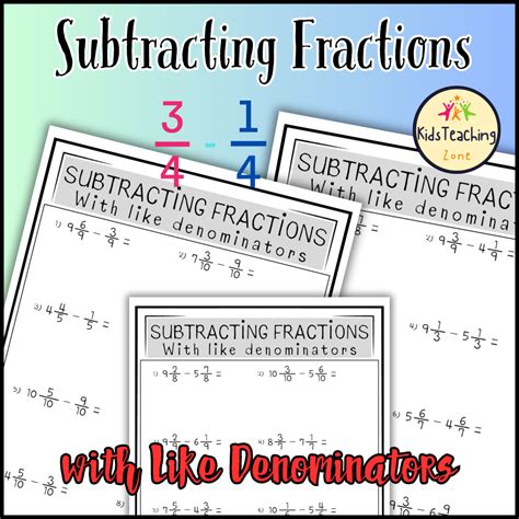 Adding Subtracting Multiplying And Dividing Fractions Bundle Worksheets Made By Teachers