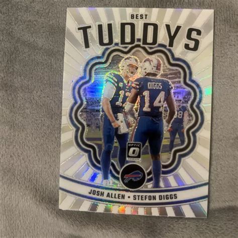 2023 Donruss Optic Holo Argent Prizm Josh Allen Buffalo Bills Best