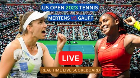 Coco Gauff Vs Elise Mertens LIVE Score UPDATE Today 2023 US Open Women
