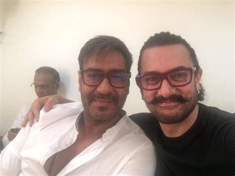 Secret Superstar Aamir Khan Meets Golmaal Again Actor Ajay Devgn