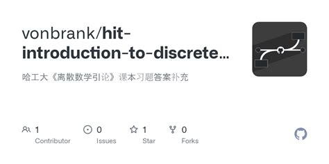 Hit Introduction To Discrete Mathematics Readme Md At Master Vonbrank