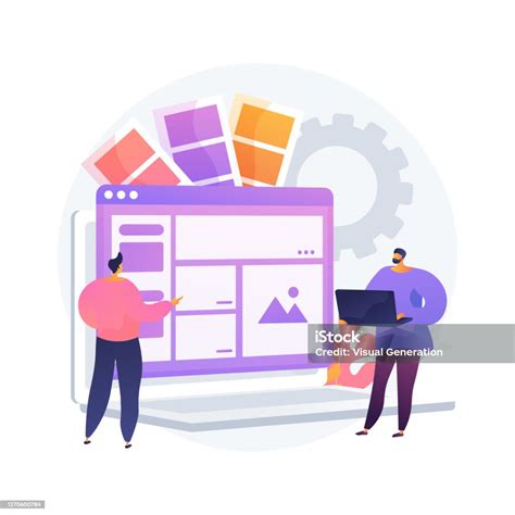 인터페이스 디자인 추상적 개념 벡터 일러스트레이션 변경에 대한 스톡 벡터 아트 및 기타 이미지 변경 시력 이야기하기 Istock