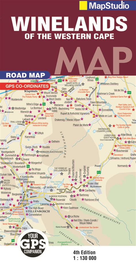 Winelands Of The Western Cape Road Map Previous Edition Epdf