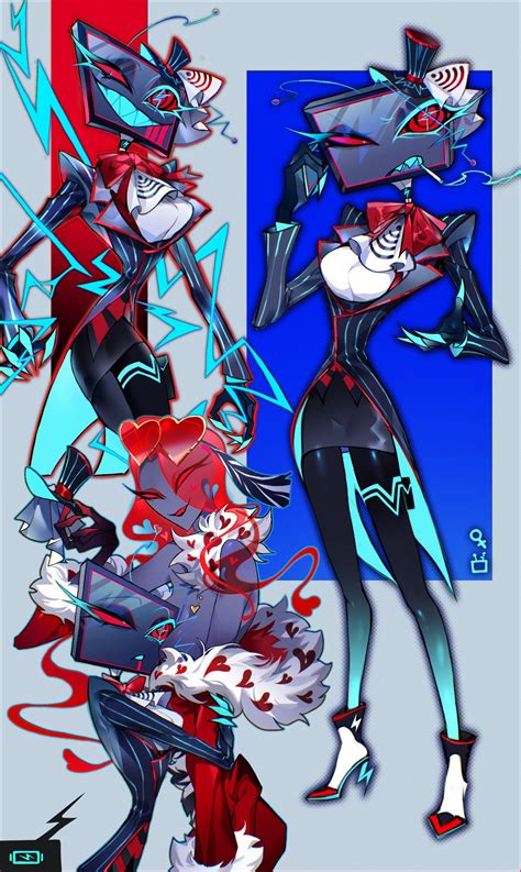 ﻿battery Hazbin Hotel Ero Valentino Hazbin Hotel Vox Hazbin