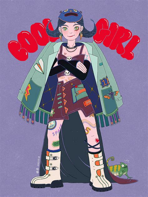 拽酷少女薇卷 站酷zcool
